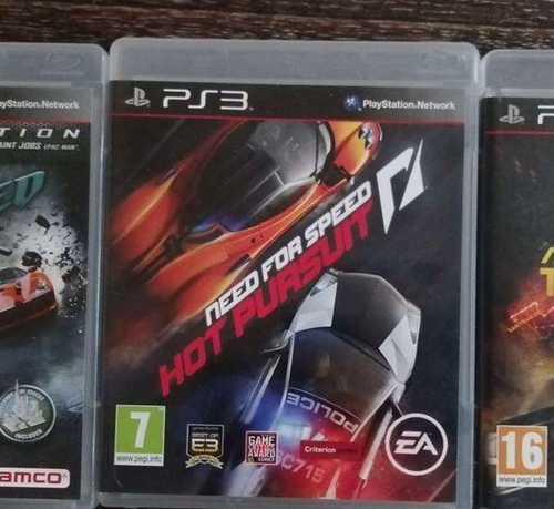 Need for Speed+ Ridge Racer Unbounded. Диски PS3
