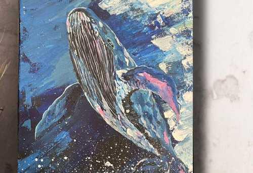 Интерьерная картина "Синий кит"