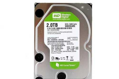 HDD 2TB WD20earx WD Green SATA