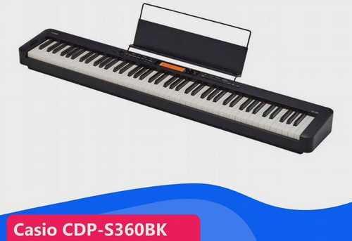 Цифровое пианино Casio Compact CDP-S360BK черное