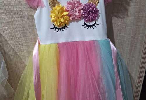 Пышное праздничное детское платье