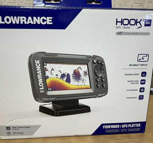 Эхолот lowrance hook2 4x gps