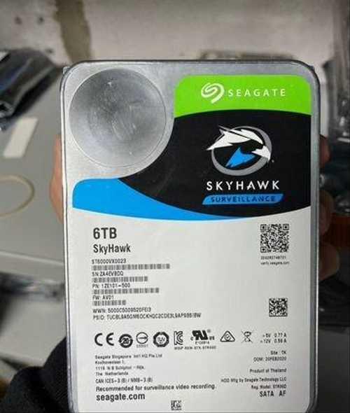 Жесткий диск Seagate SkyHawk surveillance 6TB