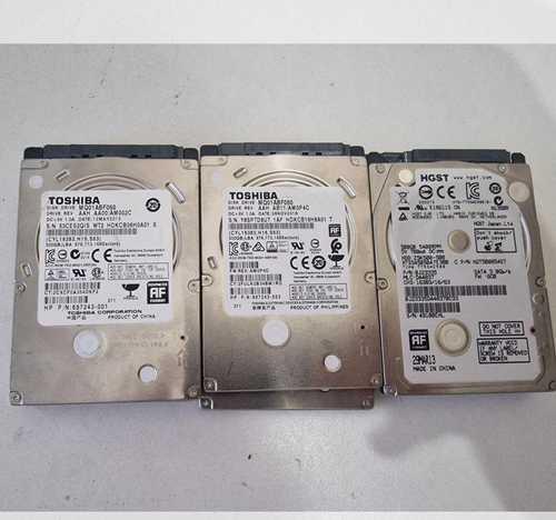 Жёсткие диски hdd 2.5" 500gb 100% 6Шт