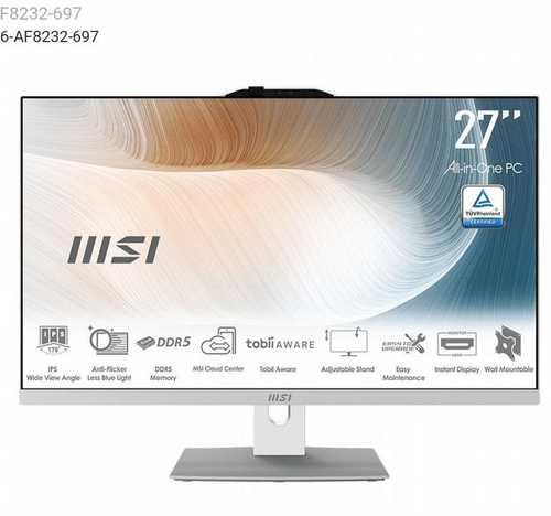 9S6-AF8232-697, Моноблок MSI Modern AM272P 1M 27" Mo