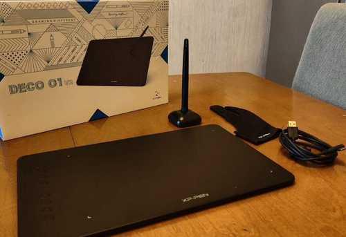 Графический планшет Wacom XPPen deco 01 v2