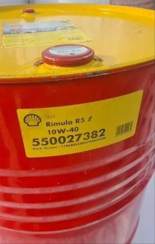 Масло shell 10w40 rimula r5 me 209л