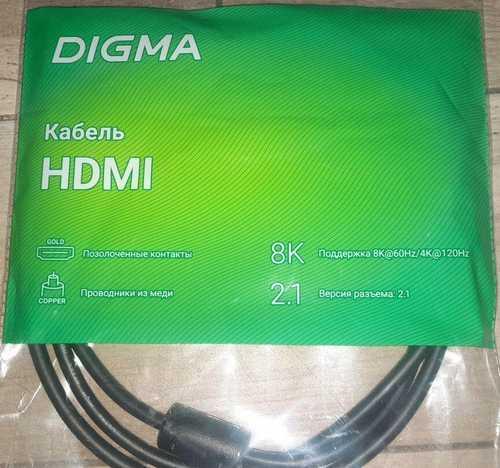 Кабель hdmi 2.1 digma