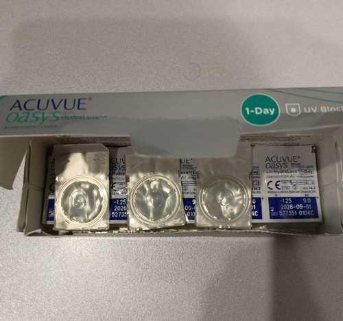 Линзы контактные однодневные acuvue