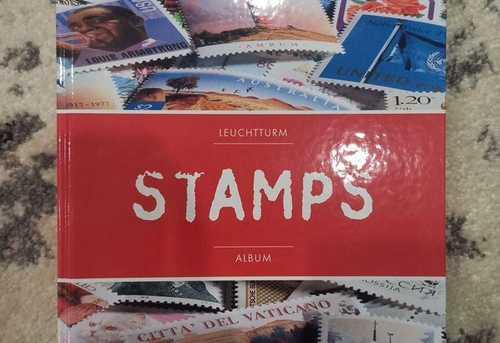 Альбом для марок leuchtturm с почтовыми марками