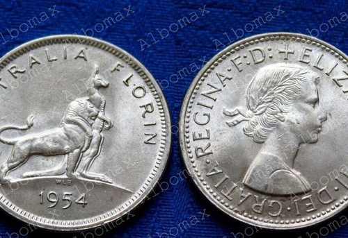 Австралия Серебро 3 пенсов 1, 2 шиллинга 1 крона