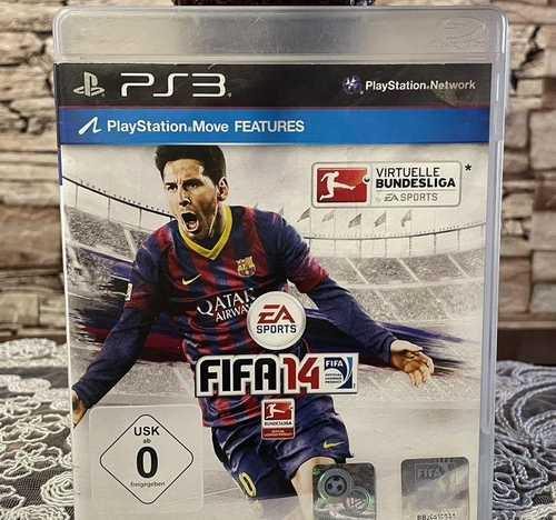 Диск PS3 FIFA 14