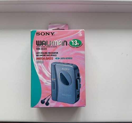 Кассетный плеер Sony Walkman WM-EX322 (Новый)