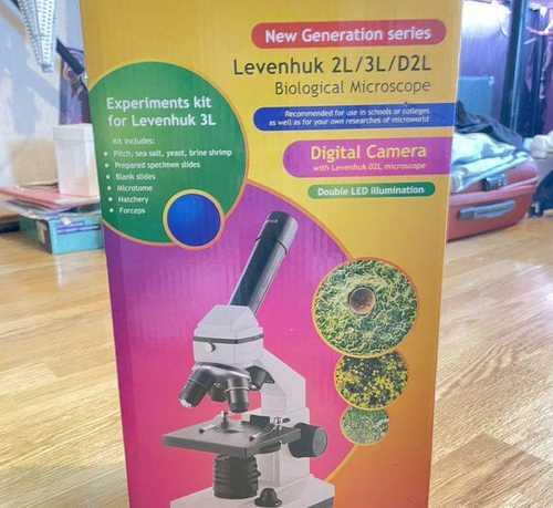 Микроскоп levenhuk 2L/3L/D2L biological microscope