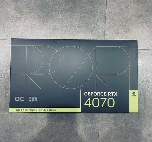 Видеокарта rtx 4070