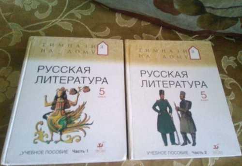 Учебные книги по литературе и русскому языку
