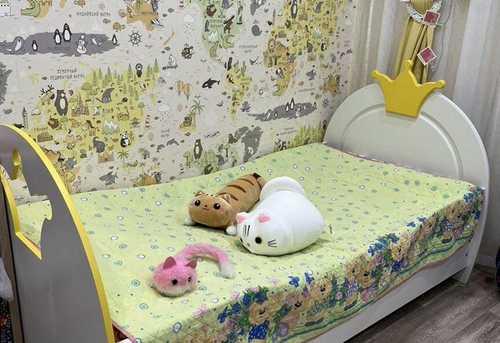 Кровать детская с матрасом 160х80