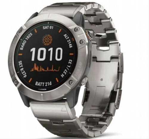 Часы Garmin Fenix 6X Pro Solar Titanium купить | Личные вещи | Festima ...