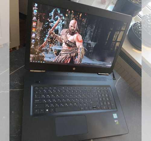 HP 17.3 IPS/GTX 1050TI/16gb/2 SSD/i5-7300HQ