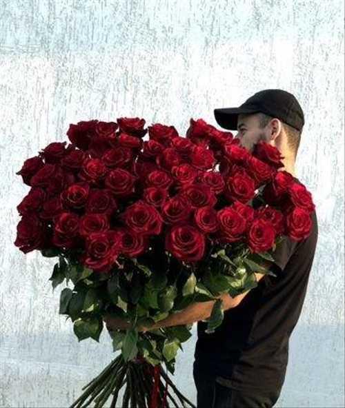 Метровая Роза 100 120 см