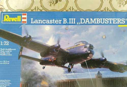 Модель сам-та Lancaster B.III,1/72,Revell+маски KV