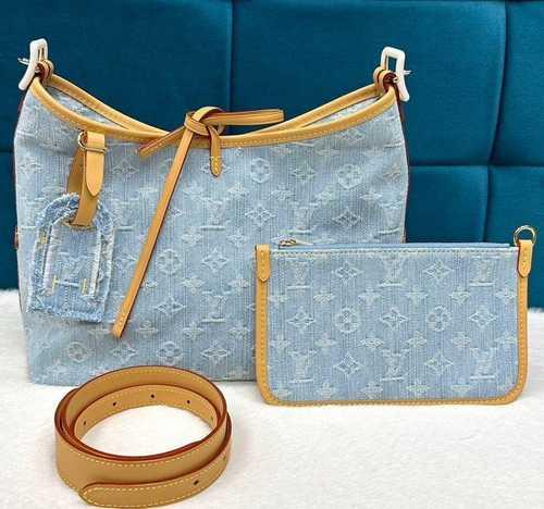 Louis vuitton сумка Carry All PM из денима