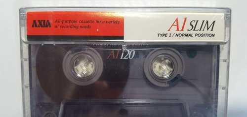 Аудиокассета axia A1 120 в прозрачной упаковке
