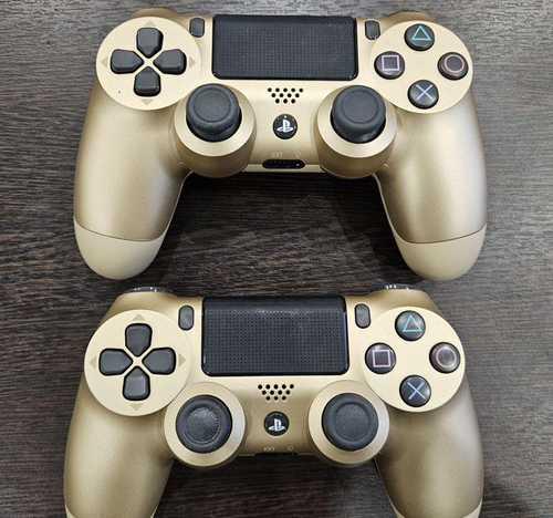 Джойстик dualshock ps4 v2 оригинальный золото