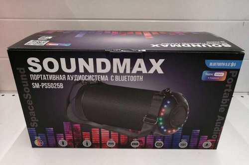 Портативная блютуз колонка soundmax SM-PS5025B