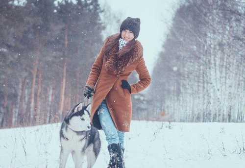 Зимнее женское пальто 40-42