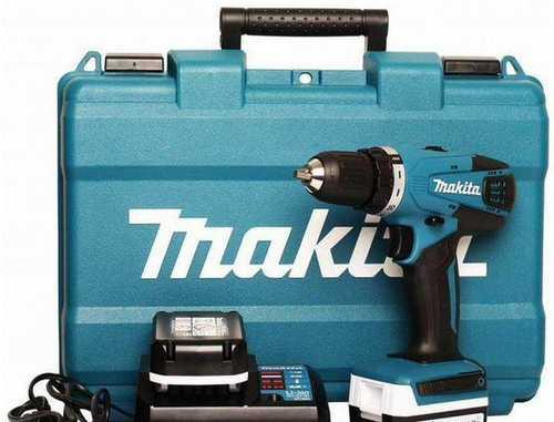 Аккумуляторная дрель-шуруповерт makita DF347DWE