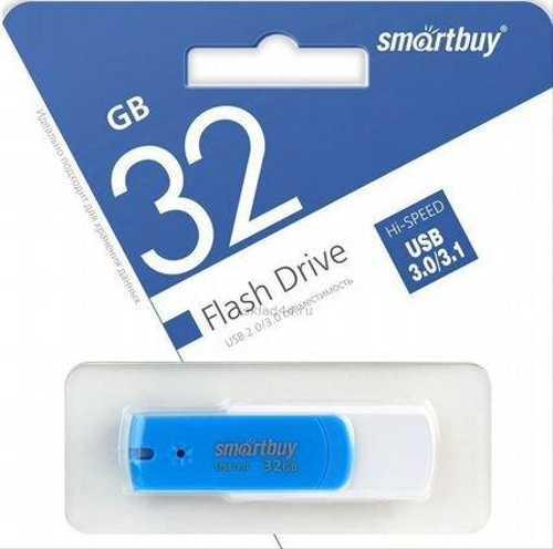 USB 3.0 32Gb Smart Buy Diamond Blue