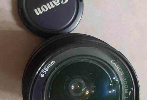 Canon zoom lens ef-s 18-55 mm