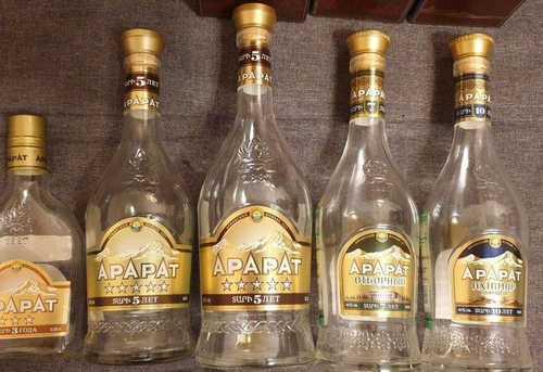 Коньяк Арарат коллекция бутылок