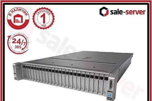 Cервер cisco C240 M4 24SFF 2x E5-2690 v3 384GB