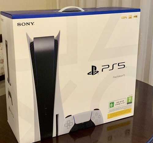 Sony playstation 5 ps5 с дисководом 2 джойстика