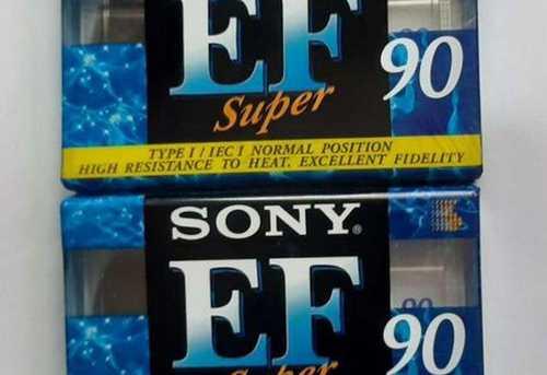 Аудиокассета кассета Sony Super EF 90