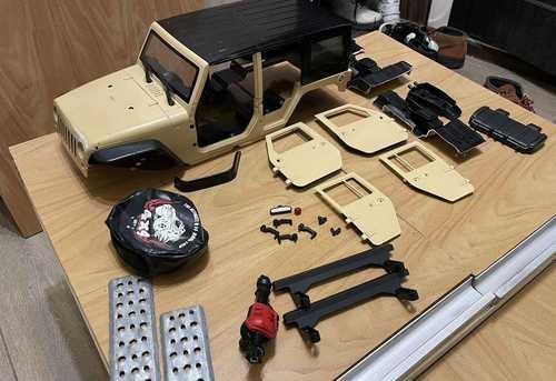 Кузов для rc модели 1 10 jeep wrangler rubicon