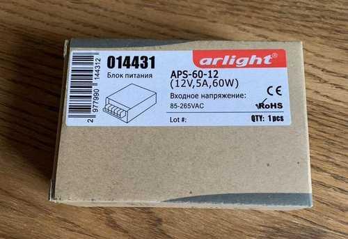 Блок питания arlight APS-60-12 (12V, 5A, 60W)