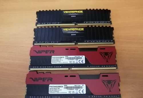 Комплект оперативной памяти для пк DDR4 16gb