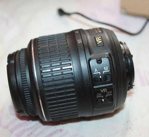 Объектив Nikon 18-55mm 1:3.5-5.6G VR AF-S DX