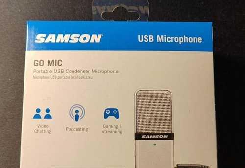 Конденсаторный микрофон USB samson GO MIC