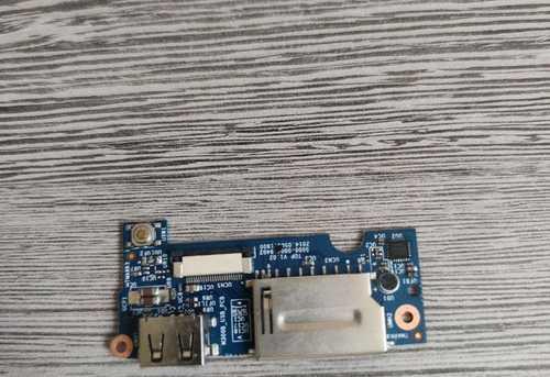 Плата включения/USB для ноутбука dexp Athena T145