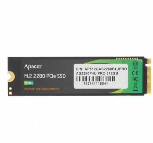 SSD 512Gb M.2 2280 PC Apacer AS2280P4U