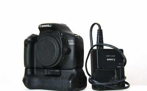 Canon 550D + battery grip