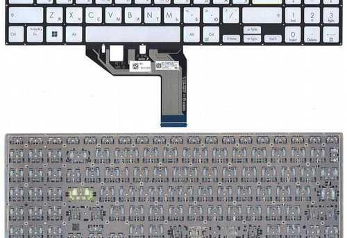 Клавиатура для ноутбука Asus VivoBook X513E серебр