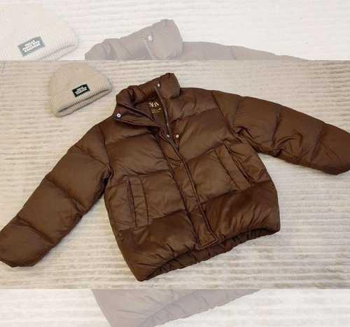 Пуховик для девочки zara 152
