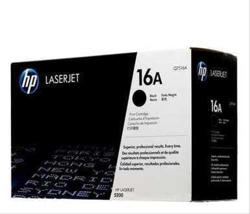 Q7516A 16A для HP LaserJet 5200, новый, запечатан