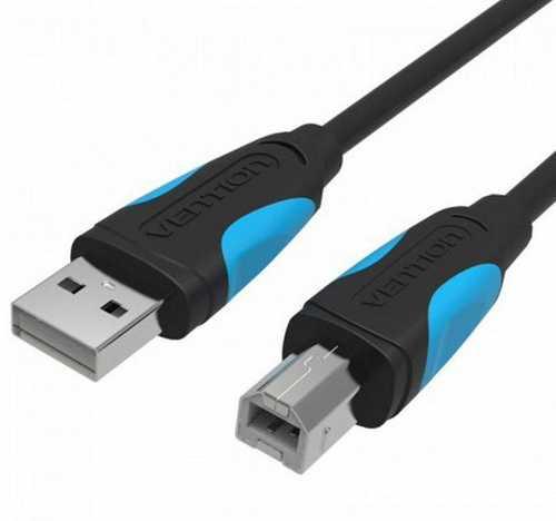 Кабель USB2.0 тип А(m) -B(m) 1.5м Vention #244260