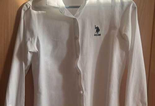 Polo assn US рубашка белая